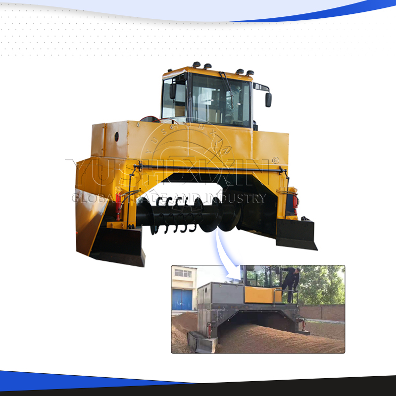Crawler Type Compost Turner - Yushunxin fertilizer production equipment