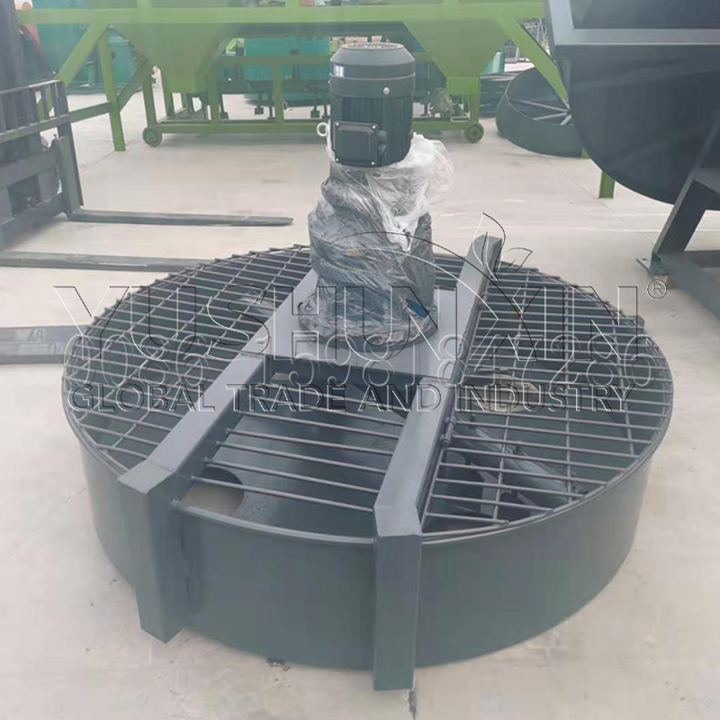 Vertical Disc Fertilizer Mixer - อุปกรณ์การผลิตปุ๋ย Yushunxin