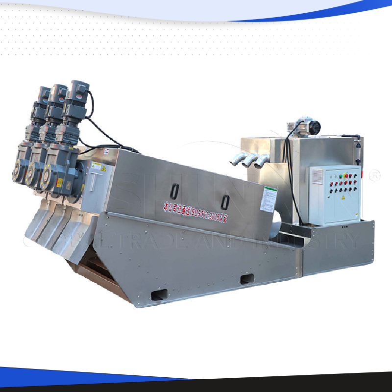 Multi-plate Screw Press Dewatering Machine - Yushunxin fertilizer ...