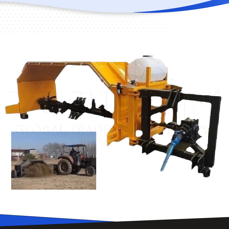 Tractor-pulled Compost Turner - Yushunxin fertilizer production equipment